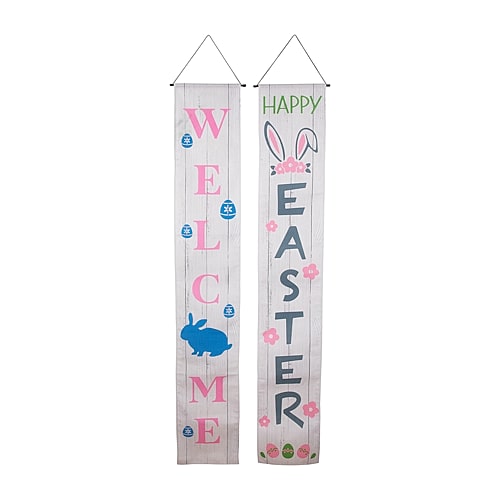 Click here for Northlight 71 Welcome And Happy Outdoor Banner  On... prices