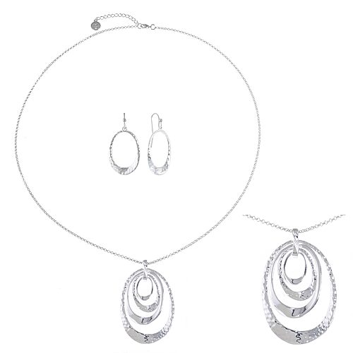 Click here for Liz Claiborne Pendant Necklace And Drop Earring Wo... prices
