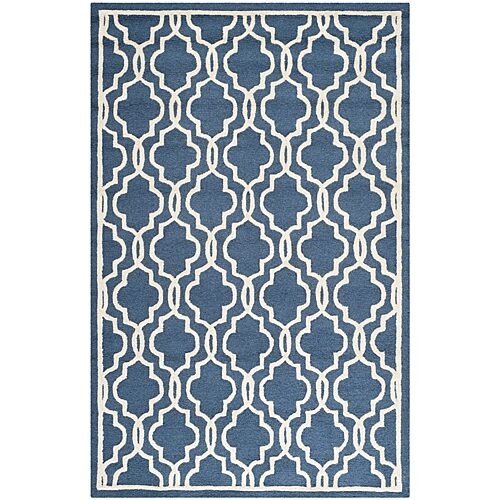 Click here for Safavieh Chester Quatrefoil Wool Area Rug  One Siz... prices