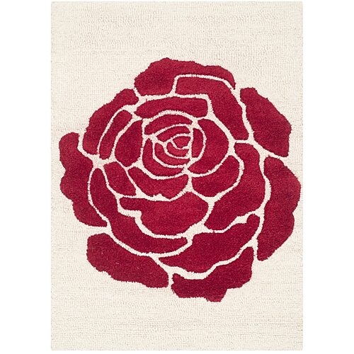Click here for Safavieh Dacre Floral Wool Indoor Rectangular Acce... prices