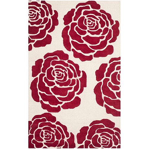 Click here for Safavieh Dacre Floral Wool Indoor Rectangular Area... prices