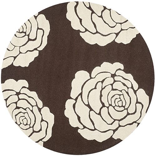 Click here for Safavieh Dacre Floral Wool Indoor Round Area Rug... prices