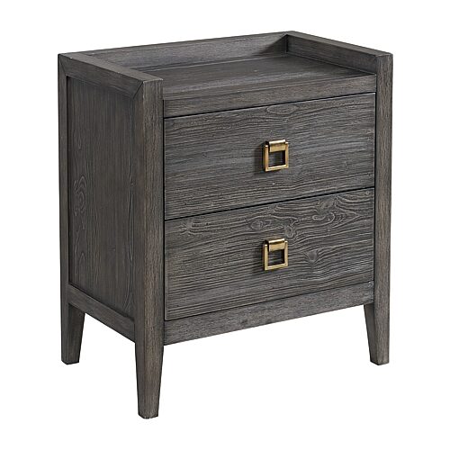 Click here for Intercon Nightstand  2 Drawer in Brushed Brindle -... prices