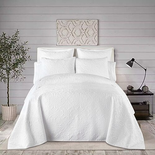 Click here for Home Expressions Harper Bedspread  One Size  White prices