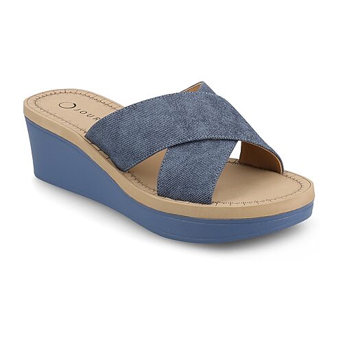 Click here for Journee Collection Womens Biara Wedge Sandals  12... prices