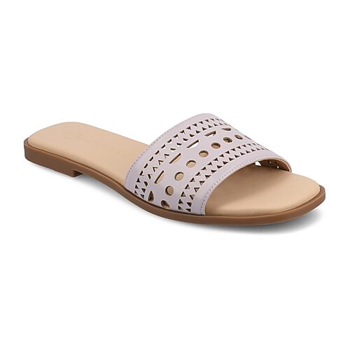 Click here for Journee Collection Womens Brodie Perforated Slide... prices