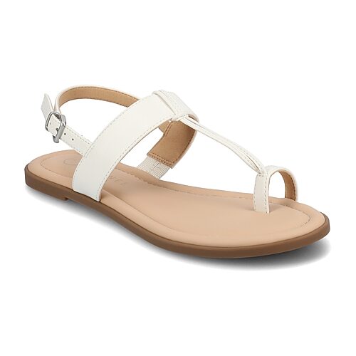 Click here for Journee Collection Womens Gerra Flat Sandals  9 Me... prices