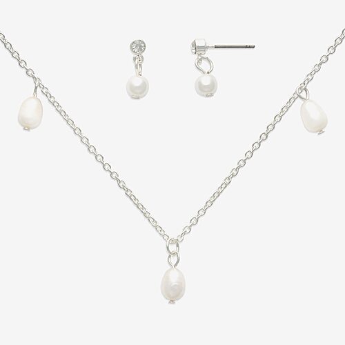 Click here for Mixit Womens Glass Hypoallergenic 2-pc. Jewelry Se... prices