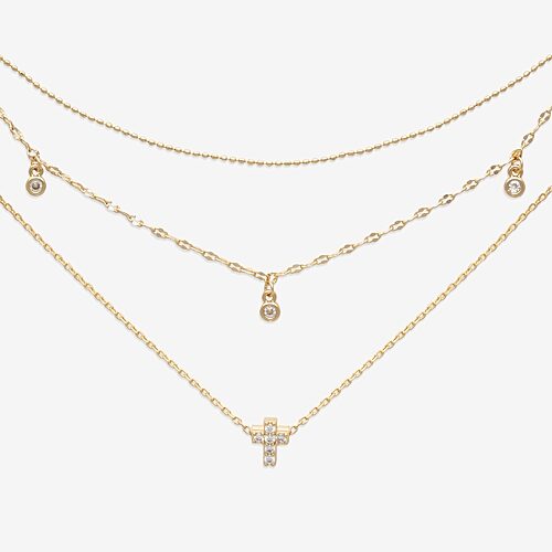 Click here for Mixit Womens Cubic Zirconia Cross Hypoallergenic 3... prices