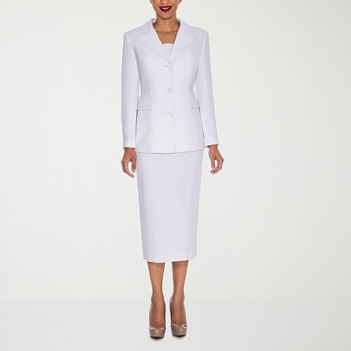 Click here for Giovanna Signature 2-pc. Skirt Suit  16  White prices