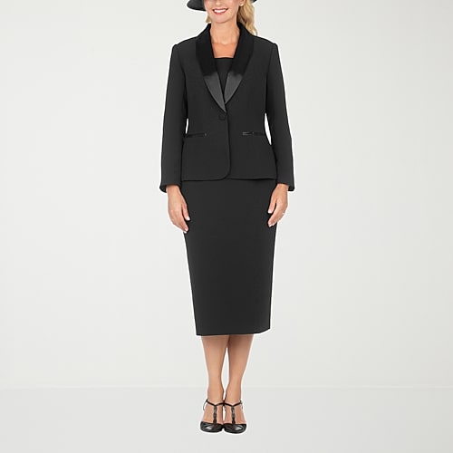 Click here for Giovanna Signature 3-pc. Skirt Suit  18  Black prices
