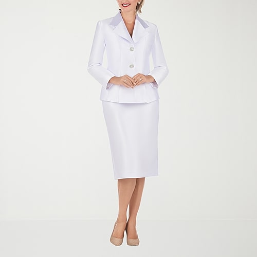 Click here for Giovanna Collection 2-pc. Skirt Suit-Plus  22w  Wh... prices