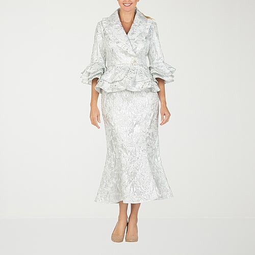 Click here for Giovanna Collection 2-pc. Brocade Skirt Suit-Plus... prices
