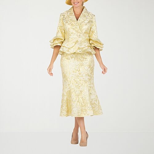 Click here for Giovanna Collection 2-pc. Brocade Skirt Suit-Plus... prices