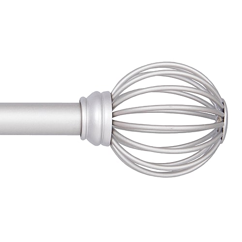 Click here for Kenney Jax 5/8 Inch Brushed Nickel Decorative Curt... prices