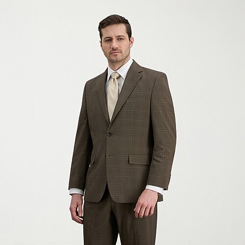 Click here for Haggar JMH Mens Classic Fit Plaid Suit Jacket  52... prices
