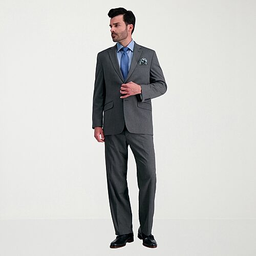Click here for Mens J.M. Haggar(R) Basketweave Dress Pants - Dark... prices