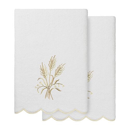 Click here for Linum Home Textiles Whitney Scallop 2-pc. Quick Dr... prices