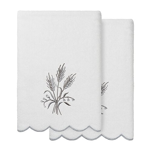 Click here for Linum Home Textiles Whitney Scallop 2-pc. Quick Dr... prices