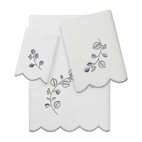 Click here for Linum Home Textiles Wild Branch Scallop 3-pc. Quic... prices