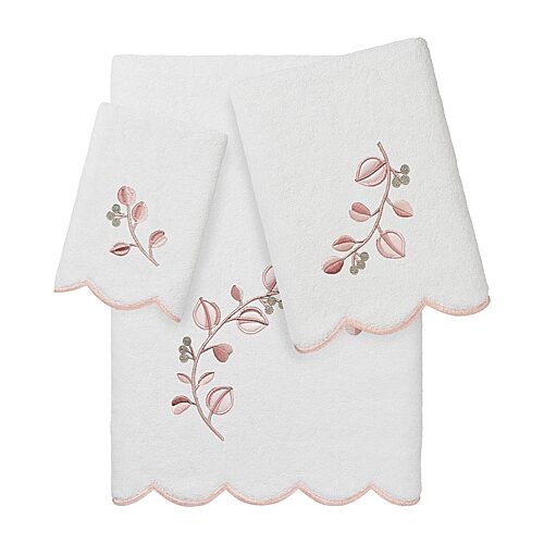Click here for Linum Home Textiles Wild Branch Scallop 3-pc. Quic... prices