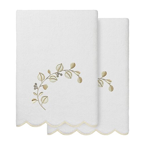 Click here for Linum Home Textiles Wild Branch Scallop 2-pc. Quic... prices