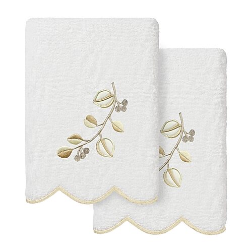 Click here for Linum Home Textiles Wild Branch Scallop 2-pc. Embe... prices