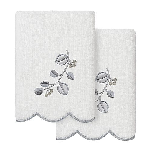 Click here for Linum Home Textiles Wild Branch Scallop 2-pc. Embe... prices