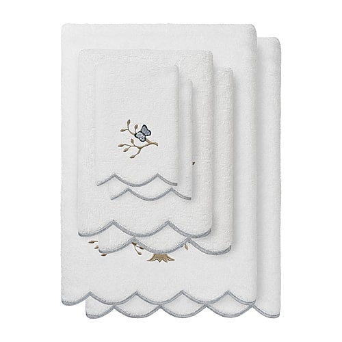 Click here for Linum Home Textiles Teresa Scallop 6-pc. Quick Dry... prices