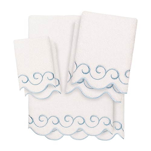 Click here for Linum Home Textiles Simplicity Scallop 6-pc. Quick... prices