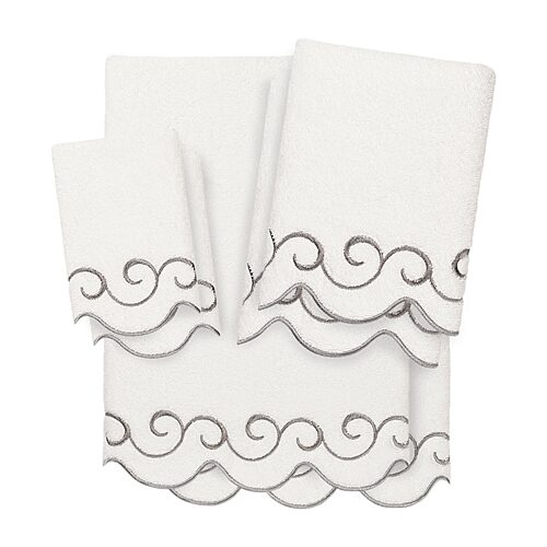 Click here for Linum Home Textiles Simplicity Scallop 6-pc. Quick... prices