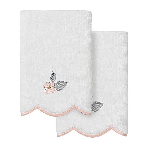 Click here for Linum Home Textiles Hydea Scallop 2-pc. Embellishe... prices