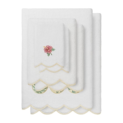 Click here for Linum Home Textiles Maui Scallop 6-pc. Quick Dry B... prices
