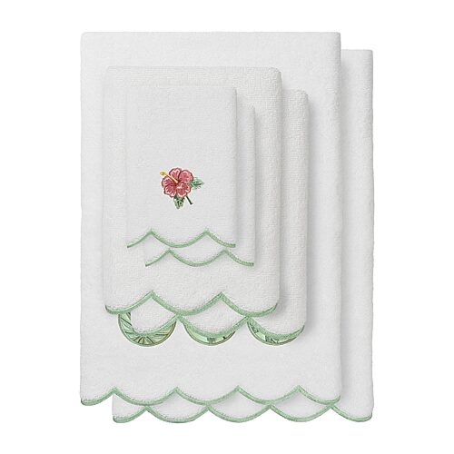 Click here for Linum Home Textiles Maui Scallop 6-pc. Quick Dry B... prices