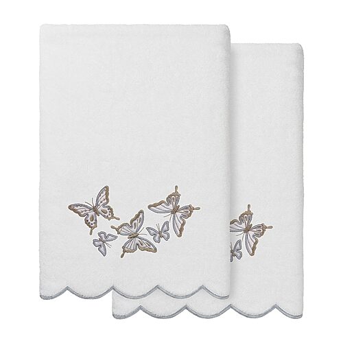 Click here for Linum Home Textiles Britney Scallop 2-pc. Quick Dr... prices