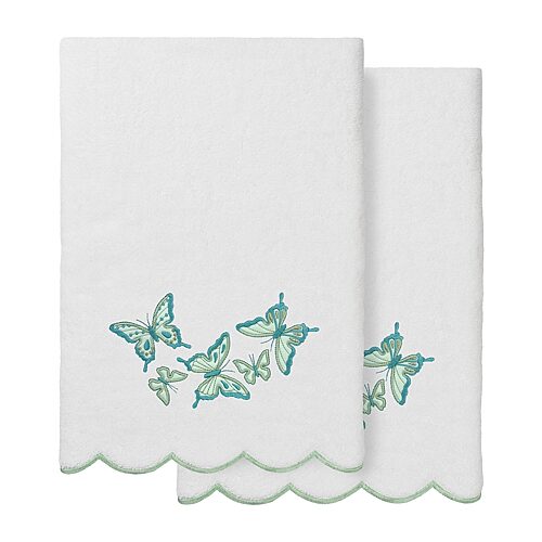 Click here for Linum Home Textiles Britney Scallop 2-pc. Quick Dr... prices