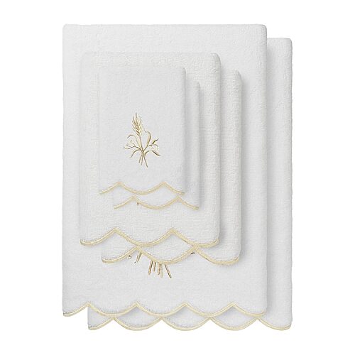 Click here for Linum Home Textiles Whitney Scallop 6-pc. Quick Dr... prices