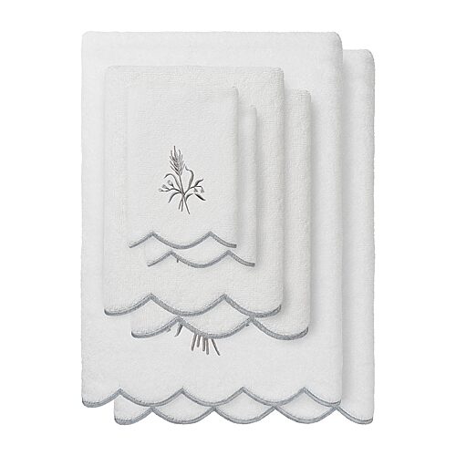 Click here for Linum Home Textiles Whitney Scallop 6-pc. Quick Dr... prices