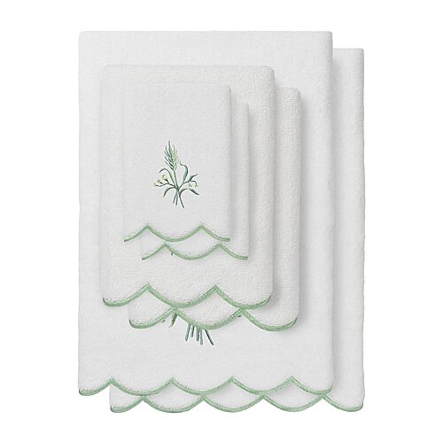 Click here for Linum Home Textiles Whitney Scallop 6-pc. Quick Dr... prices