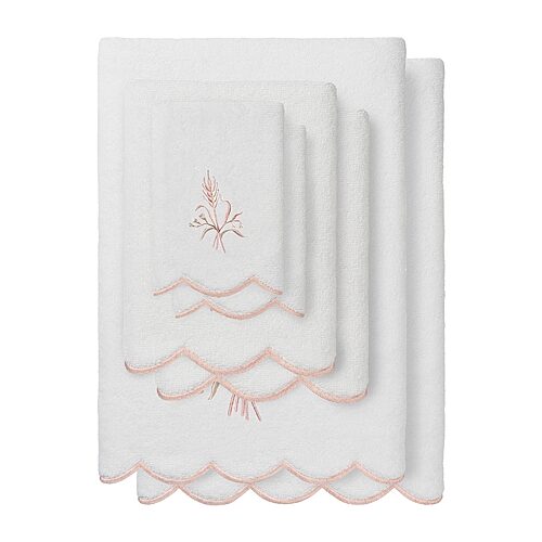 Click here for Linum Home Textiles Whitney Scallop 6-pc. Quick Dr... prices