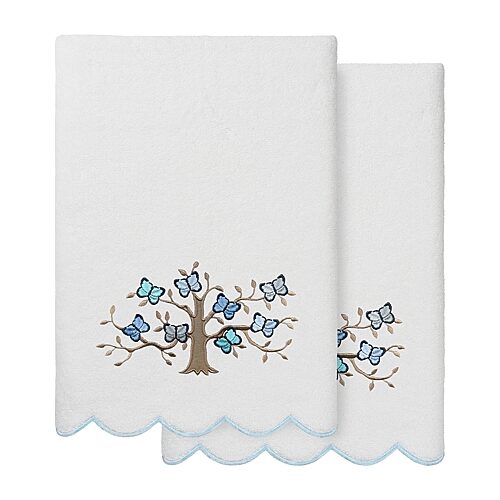Click here for Linum Home Textiles Teresa Scallop 2-pc. Quick Dry... prices