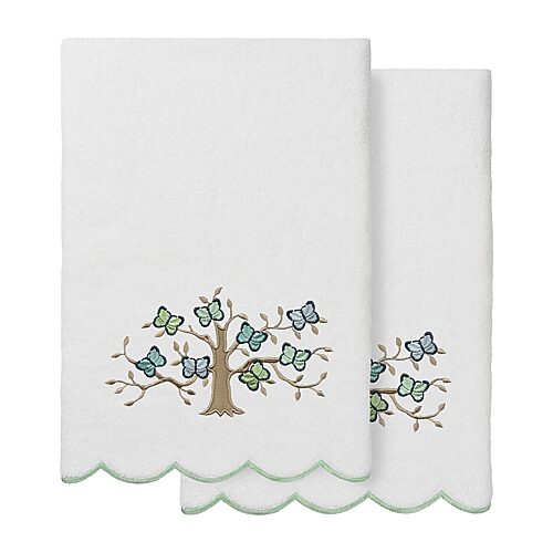 Click here for Linum Home Textiles Teresa Scallop 2-pc. Quick Dry... prices