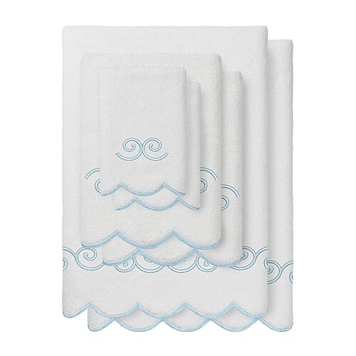 Click here for Linum Home Textiles Symmetra Scallop 6-pc. Quick D... prices