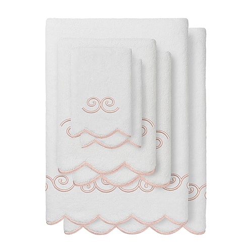 Click here for Linum Home Textiles Symmetra Scallop 6-pc. Quick D... prices