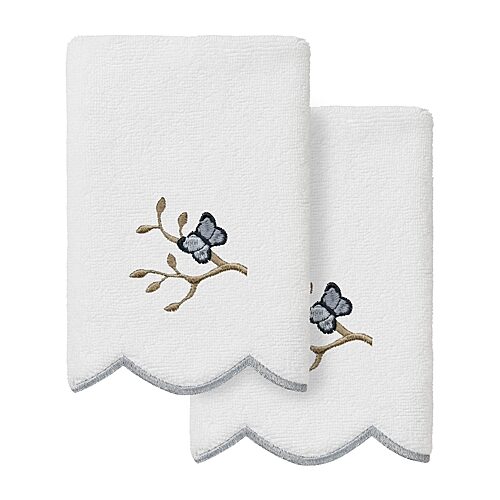 Click here for Linum Home Textiles Teresa Scallop 2-pc. Embellish... prices