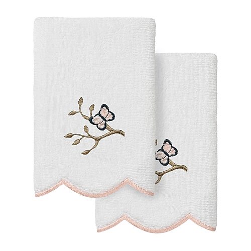 Click here for Linum Home Textiles Teresa Scallop 2-pc. Embellish... prices