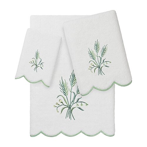 Click here for Linum Home Textiles Whitney Scallop 3-pc. Quick Dr... prices