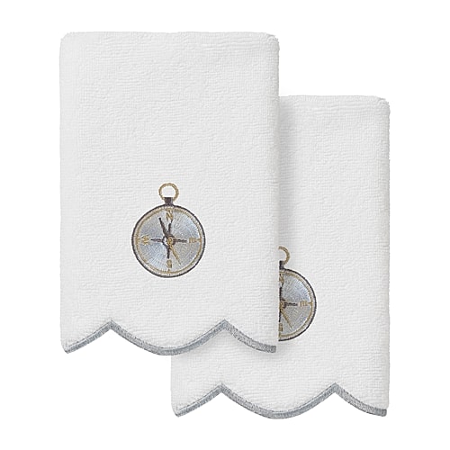 Click here for Linum Home Textiles Sea Joy Scallop 2-pc. Embellis... prices