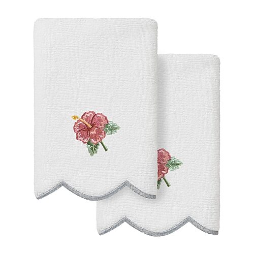 Click here for Linum Home Textiles Maui Scallop 2-pc. Embellished... prices