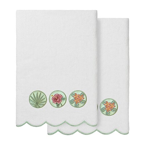 Click here for Linum Home Textiles Maui Scallop 2-pc. Quick Dry B... prices